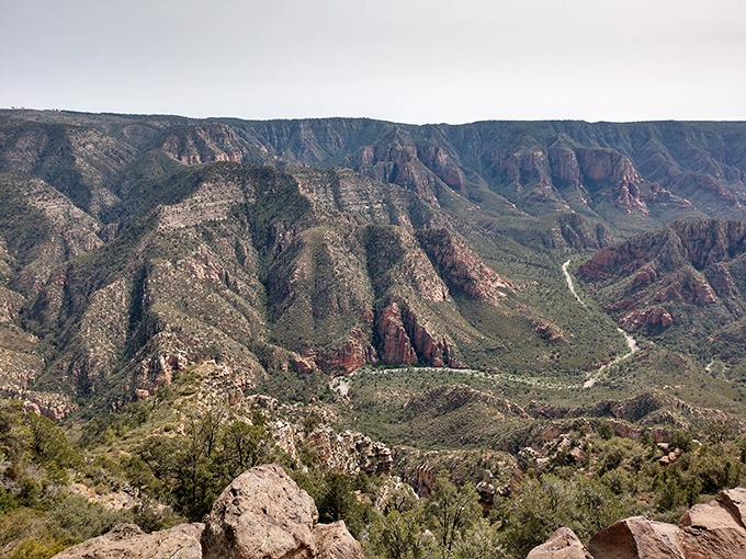 Sycamore Canyon: The Grand Canyon's cooler, less crowded cousin. Same stunning views, but with 100% less "oops, dropped my camera" moments.