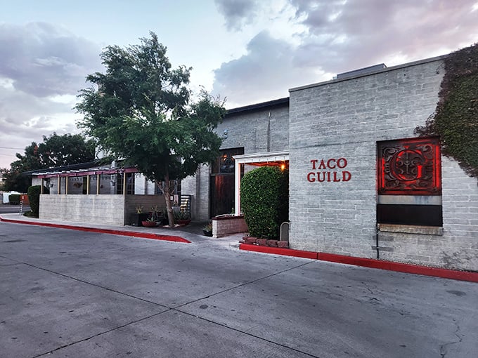 Taco Guild: Where sacred meets salsa in a heavenly union. These tacos are so good, you'll want to confess your gluttony!