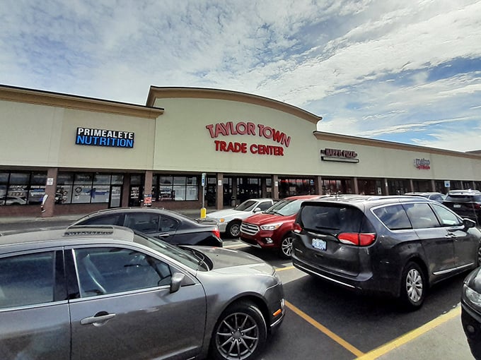 Parking lot or time machine? At Taylor Town, every car could be hiding the next great find.