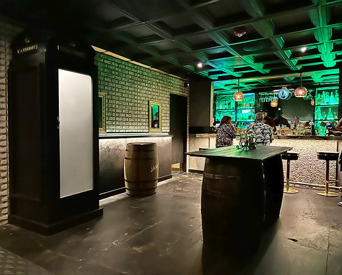 The Green Hat: Putting the 'easy' in speakeasy since... well, that's a secret too. It's like the Emerald City, but with better cocktails!