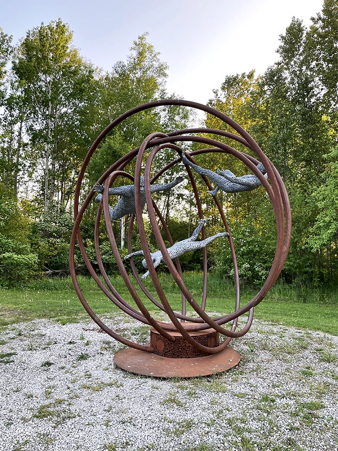 From mosquitos to dragons, these larger-than-life sculptures prove that in Michigan, even the art has an adventurous spirit.
