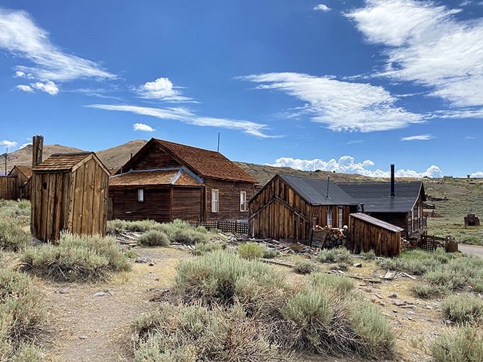 Rusty relics tell tales of golden dreams in Bodie. It's the ultimate "what happens in Vegas" story, frozen in time.