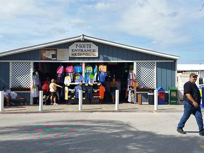 Fresh produce paradise! This booth at the Daytona market is a rainbow of flavors waiting to be savored.
