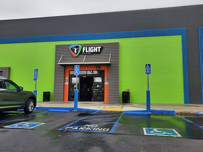 Green means go at Flight, where the sky's the limit and boredom is strictly prohibited. Prepare for liftoff!