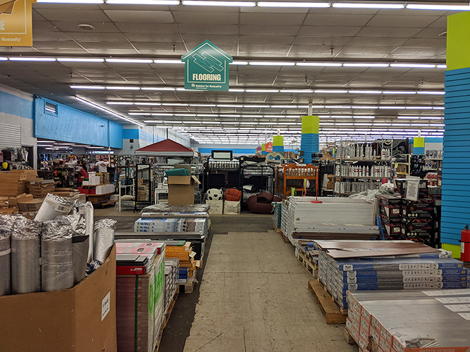 Floored by the possibilities! Habitat ReStore isn't just selling tiles; it's offering the building blocks of budget-friendly home transformations.