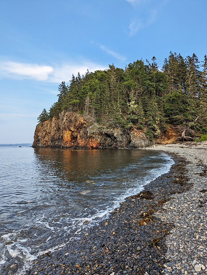 Rugged cliffs meet endless horizon at Owls Head. Warning: may cause sudden urges to become a lighthouse keeper.