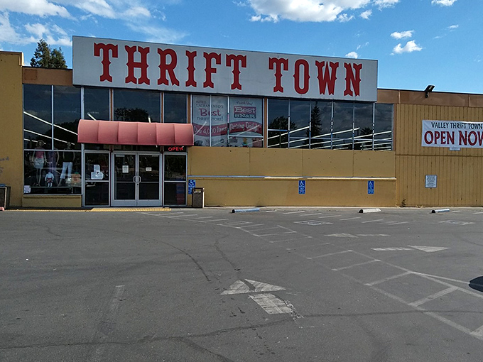 Welcome to Thrift Town, the Las Vegas of secondhand shopping. What happens here stays in your closet &ndash; if you're lucky enough to find it!