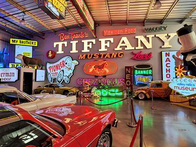 From classic cars to vintage neon, this museum is like your cool uncle's garage sale on steroids.