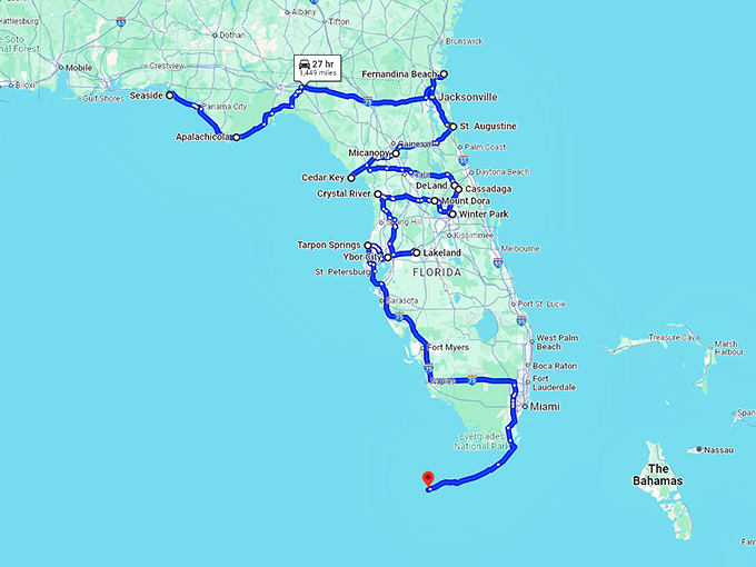 movie-themed-towns-florida map