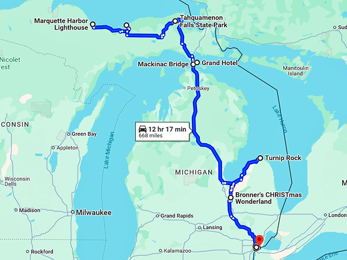 movie-inspired-michigan-spots map