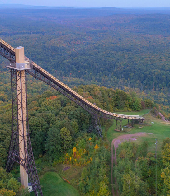artificial ski jump michigan ftr