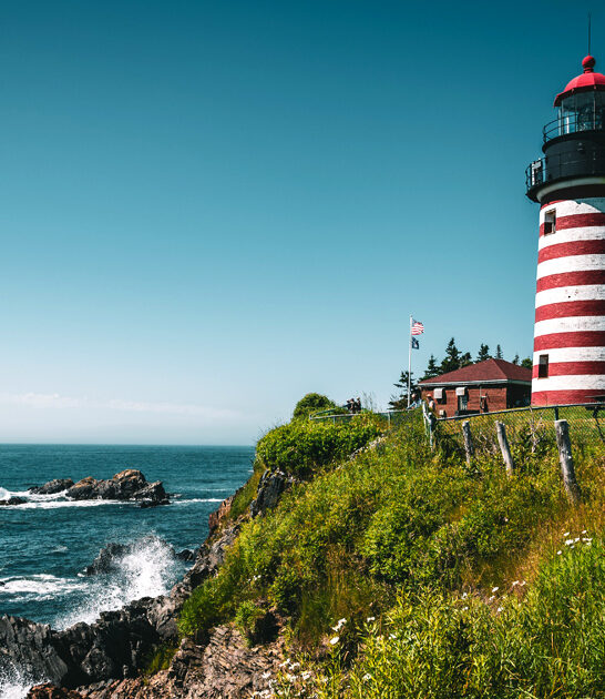 breathtaking view lighthouse maine ftr