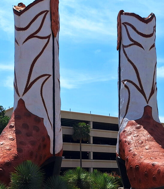 enormous cowboy boots texas ftr