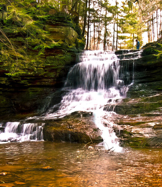 hidden breathtaking waterfall ohio ftr