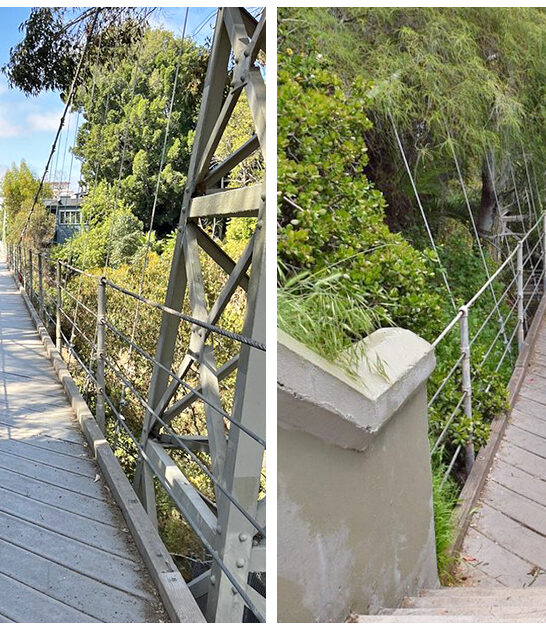 high suspension bridge california ftr