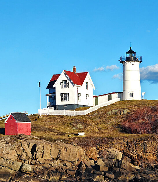 iconic lighthouse scenery maine ftr