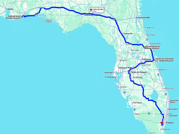 jaw dropping aviation florida map