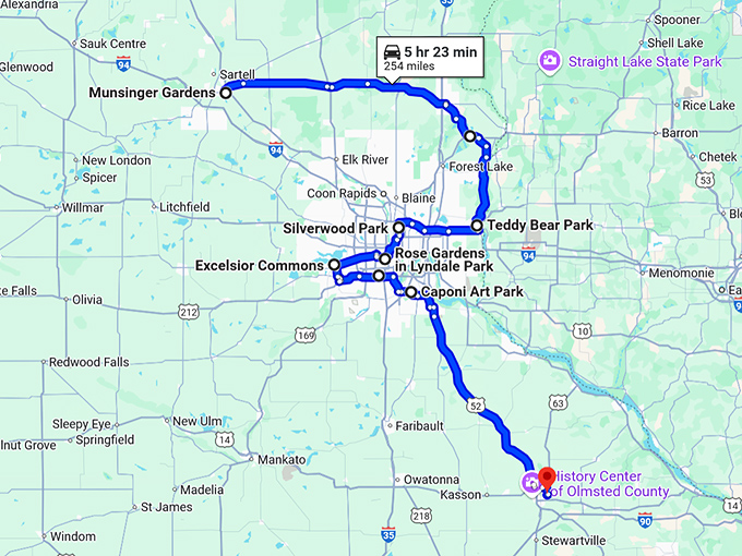 most enchanting parks minnesota map