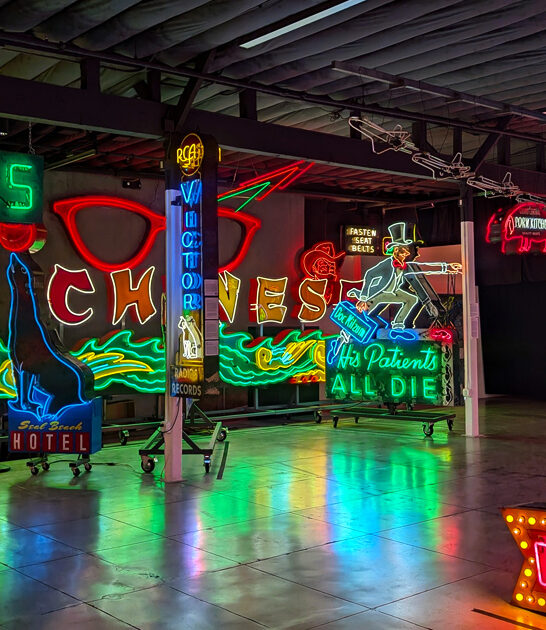 neon sign museum california FTR