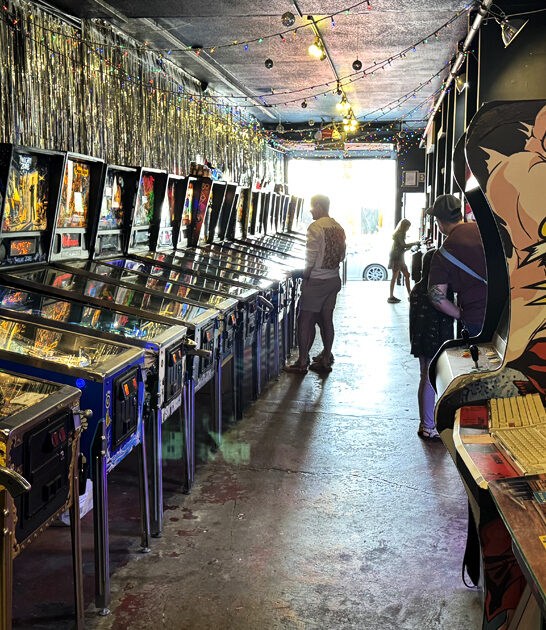 nostalgic pinball arcade california FTR