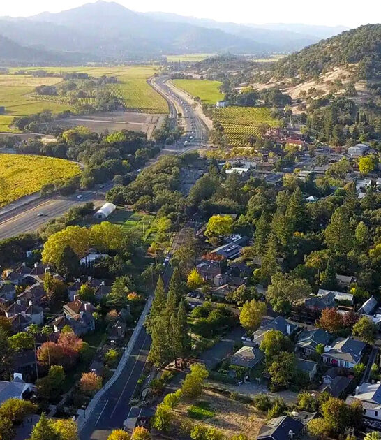postcard worthy town yountville ca FTR
