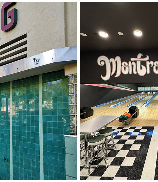 retro bowling alley california FTR