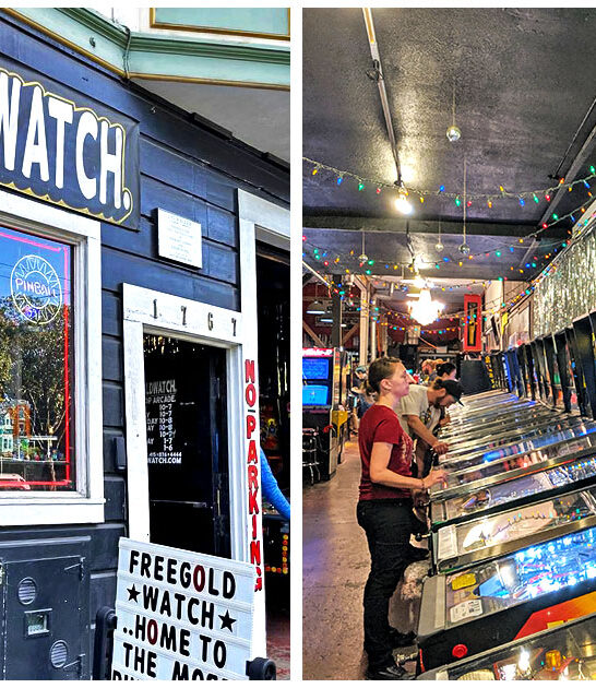 retro pinball arcade california FTR