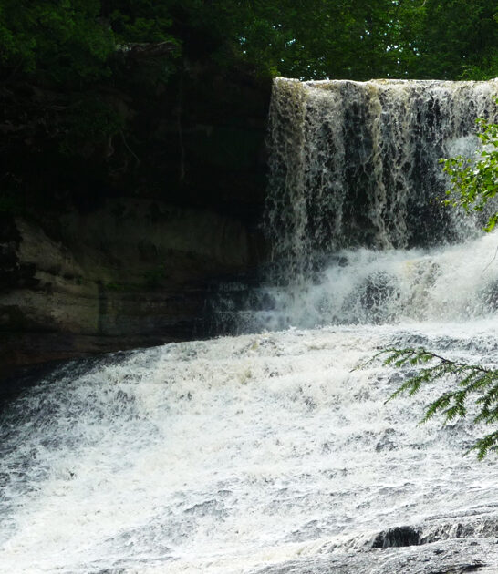 scenic waterfalls michigan ftr