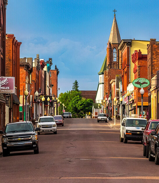 small michigan town historic ftr