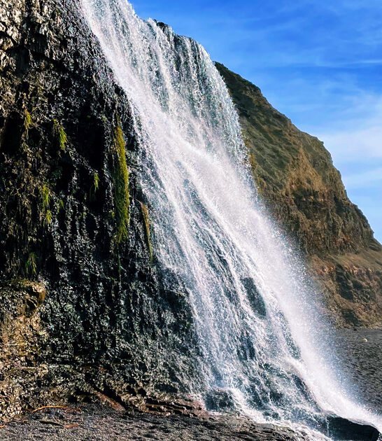 surreal waterfall bolinas ca FTR