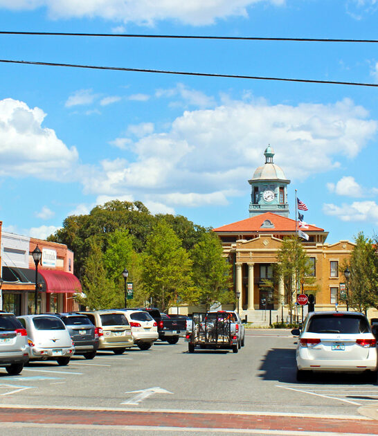 vintage postcard town florida ftr