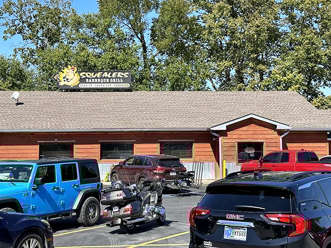 Welcome to barbecue heaven! Squealers' unassuming exterior hides a world of smoky delights that'll make your taste buds do a happy dance.