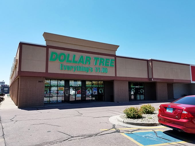Welcome to the land of endless possibilities, where your dollar stretches further than a prairie horizon. This Dollar Tree is a beacon of bargain bliss!