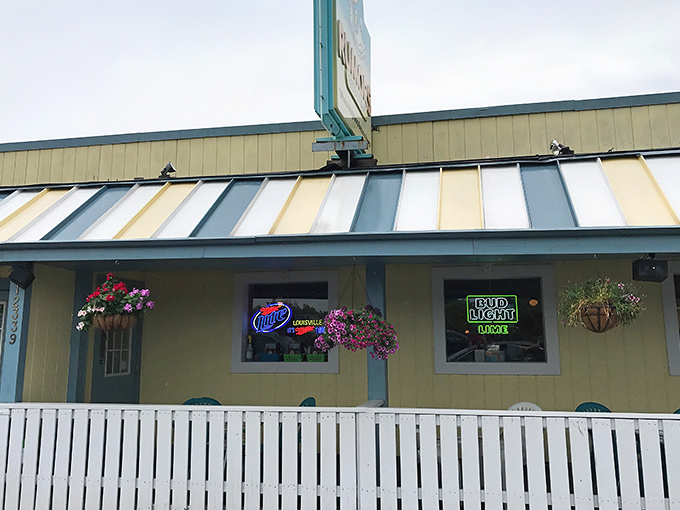 A seafood oasis in the Bluegrass State! Rumors' cheerful exterior promises a wave of flavor, with hanging baskets that could make even Poseidon jealous.