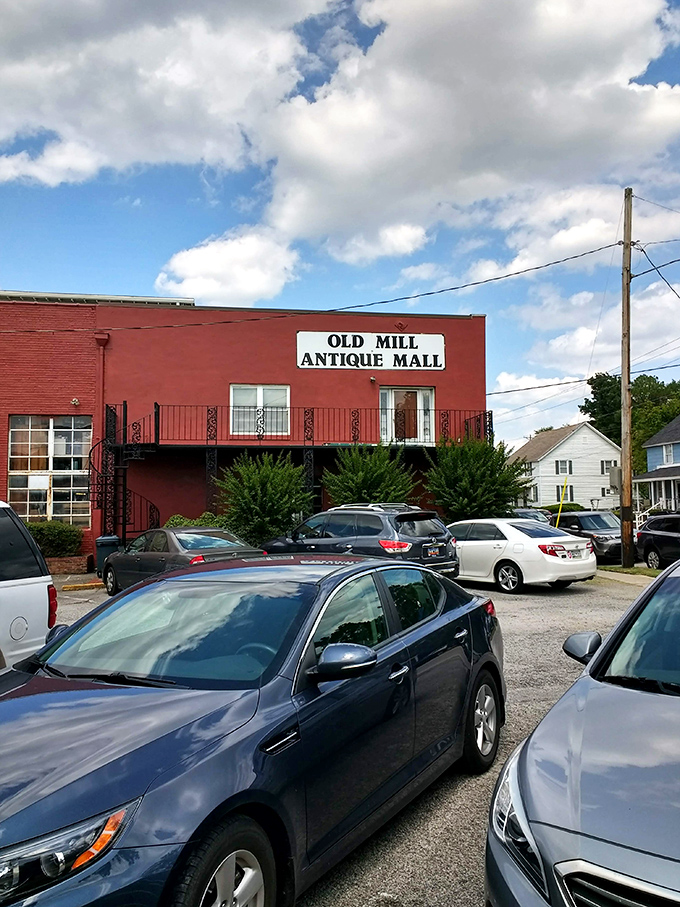 Welcome to the Old Mill Antique Mall, where time stands still but your wallet might not! This brick behemoth houses more memories than your grandma's attic.