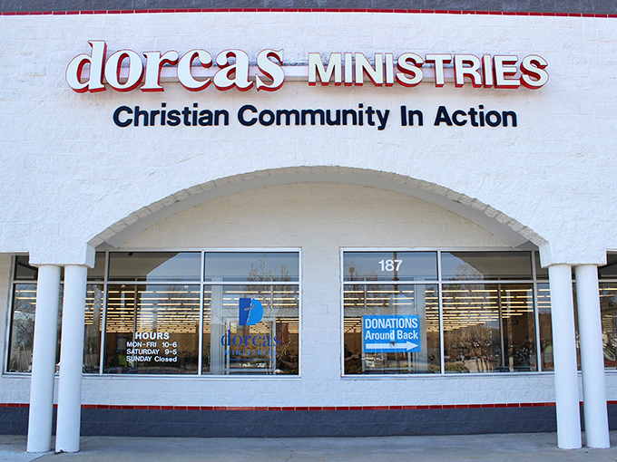 Welcome to Dorcas Ministries, where bargain hunting becomes an Olympic sport and every aisle is a potential gold medal. 