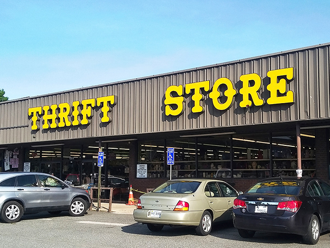 Welcome to the mothership of secondhand treasures! Prime Thrift's unassuming exterior belies the galaxy of bargains waiting inside.