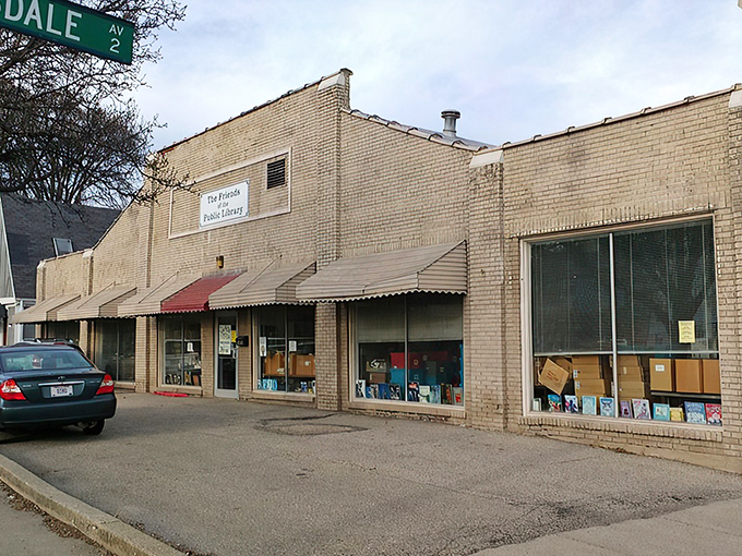 Welcome to book lover's paradise! This unassuming exterior hides a world of literary wonders waiting to be discovered.