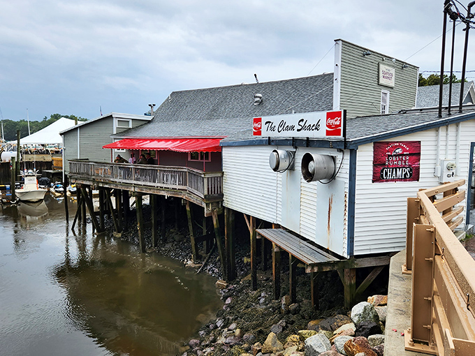 Welcome to seafood paradise! The Clam Shack's iconic facade promises a feast for the senses and a trip down memory lane.