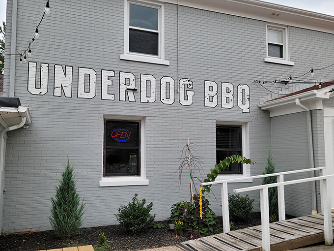 The unassuming blue exterior of Underdog BBQ is like a secret handshake &ndash; only those in-the-know recognize the culinary treasures waiting inside.