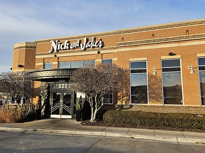 The brick exterior of Nick & Jake's promises comfort within &ndash; like that friend whose house always smells like something amazing is baking.