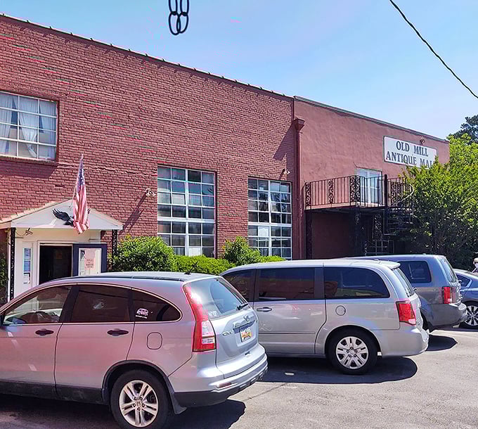 Welcome to the Old Mill Antique Mall, where time stands still but your wallet might not! This brick behemoth houses more memories than your grandma's attic.