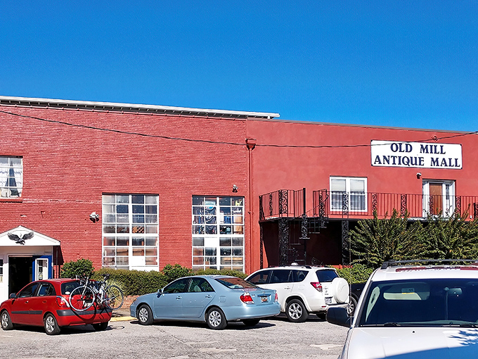 Welcome to the Old Mill Antique Mall, where time stands still but your wallet might not! This brick behemoth houses more memories than your grandma's attic.