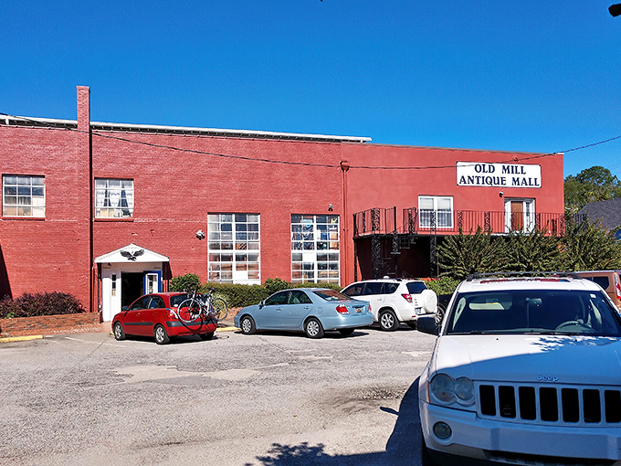 Welcome to the Old Mill Antique Mall, where time stands still but your wallet might not! This brick behemoth houses more memories than your grandma's attic.