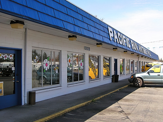 Welcome to the time machine! This unassuming exterior hides a treasure trove of memories waiting to be rediscovered.