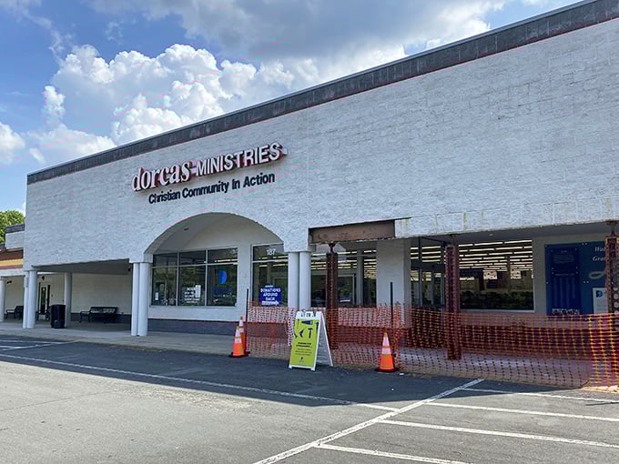 Welcome to Dorcas Ministries, where bargain hunting becomes an Olympic sport and every aisle is a potential gold medal.