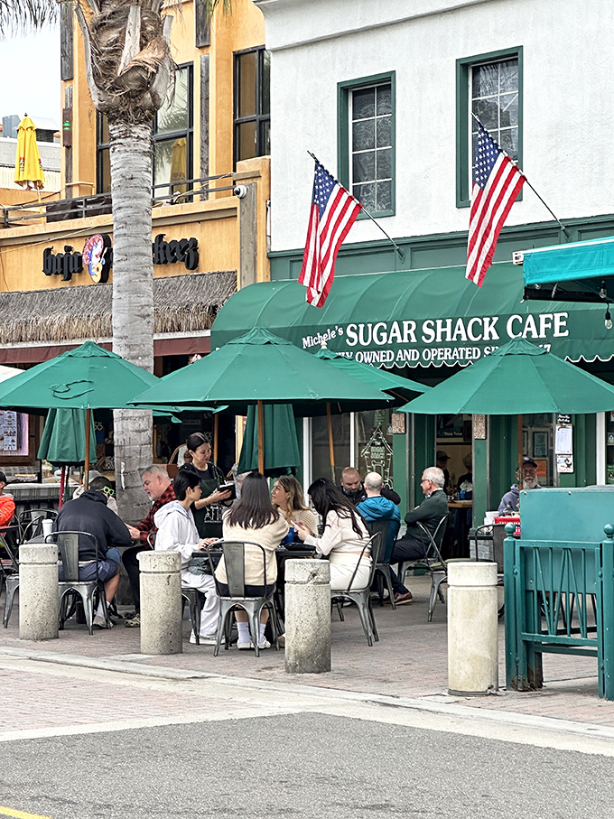 A slice of Americana, served with a side of surf culture! Sugar Shack Cafe's iconic green awning has been welcoming hungry beachgoers since 1967.