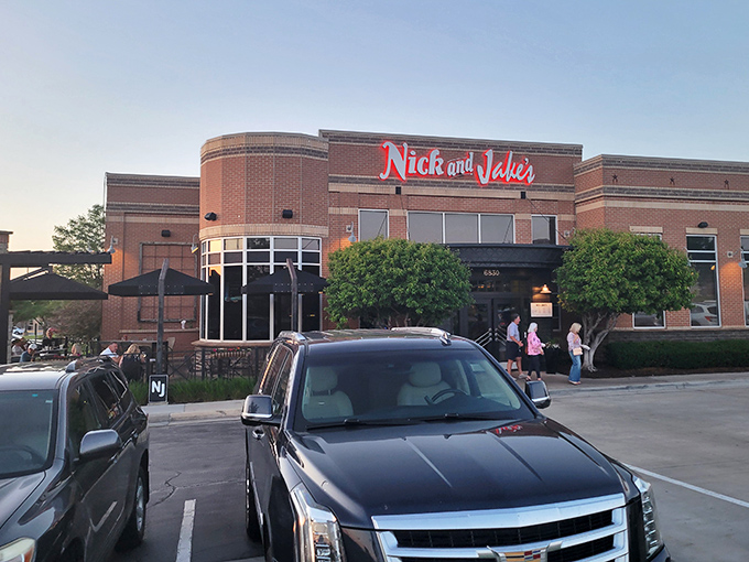 The brick exterior of Nick & Jake's promises comfort within &ndash; like that friend whose house always smells like something amazing is baking.