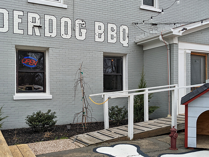 The unassuming blue exterior of Underdog BBQ is like a secret handshake &ndash; only those in-the-know recognize the culinary treasures waiting inside.