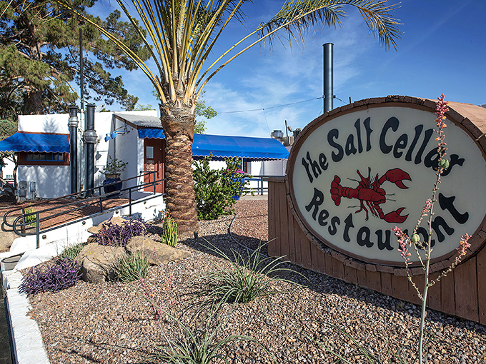 Welcome to seafood paradise! The Salt Cellar's unassuming exterior hides an underwater treasure trove of flavors waiting to be discovered.